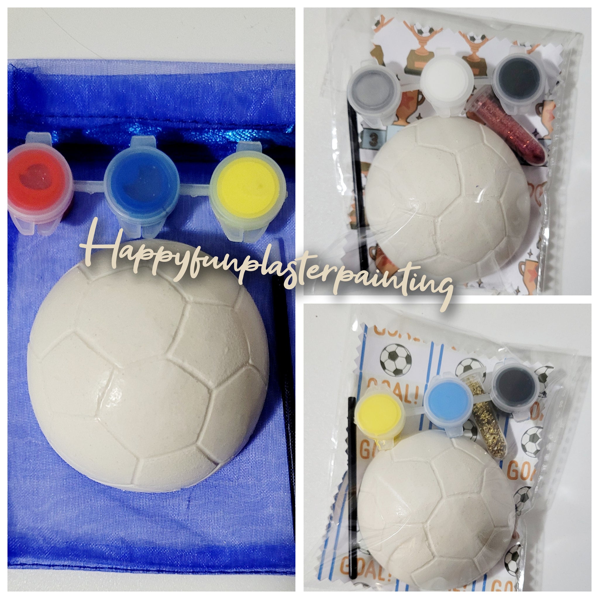 Ready to paint football sport theme Plaster Painting – Happyfunplasterpaint