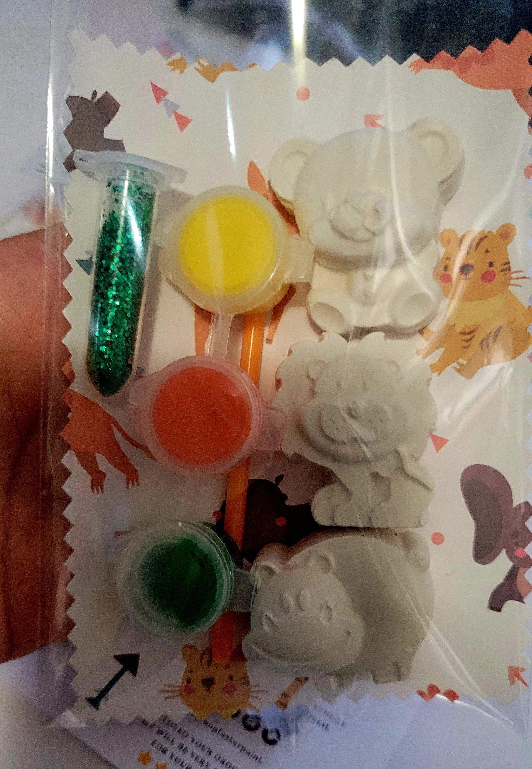 MINI Jungle animals Plaster Painting Party favors favours ...